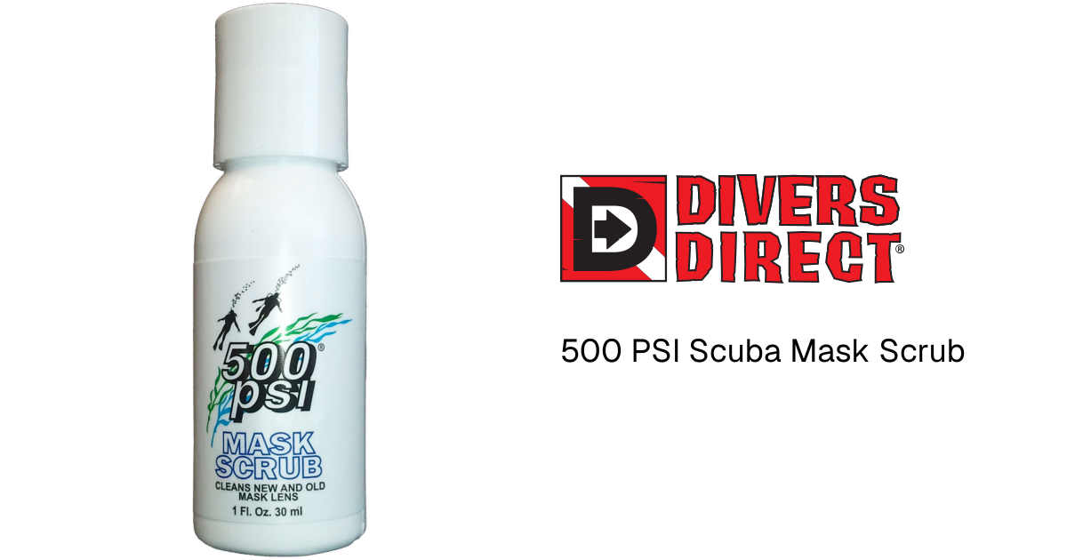 500 PSI Scuba Mask Scrub