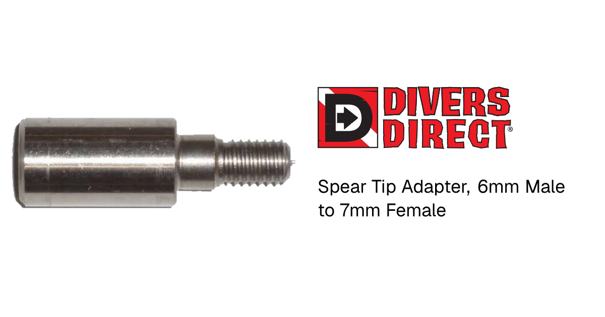 Spear Tip Adapter, 6mm Male to 7mm Female