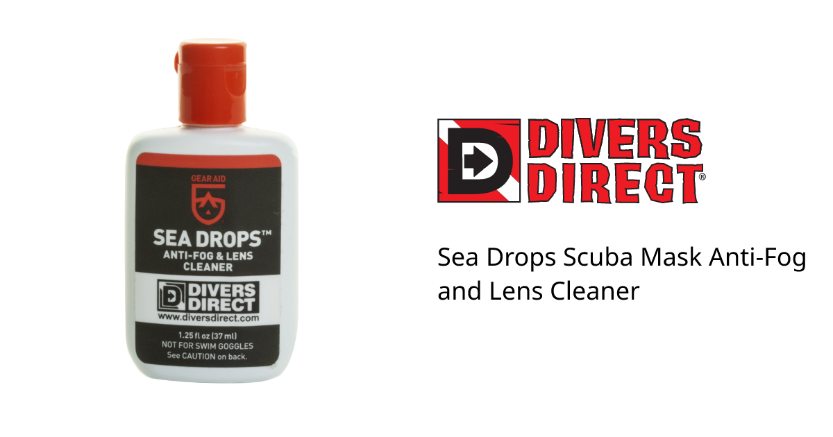 Sea Drops Scuba Mask Anti-Fog and Lens Cleaner