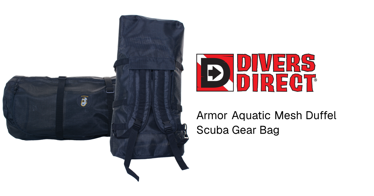 Armor Aquatic Mesh Duffel Scuba Gear Bag