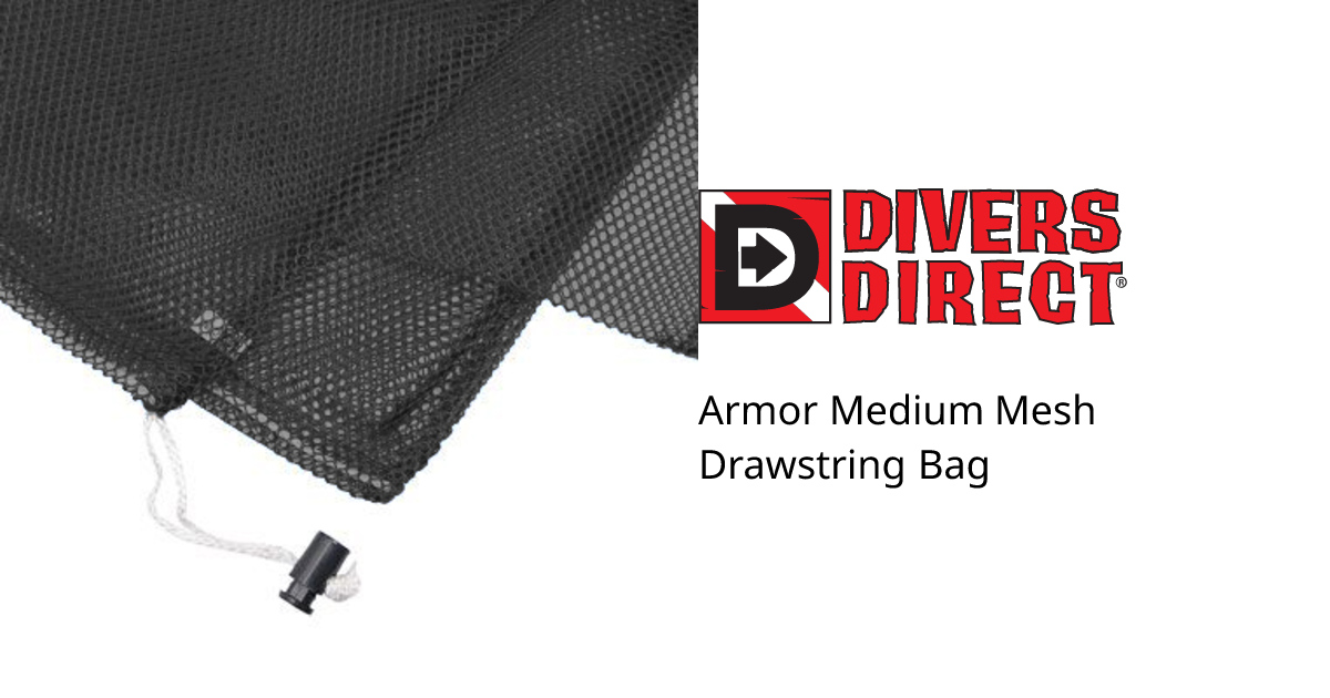Armor Medium Mesh Drawstring Bag