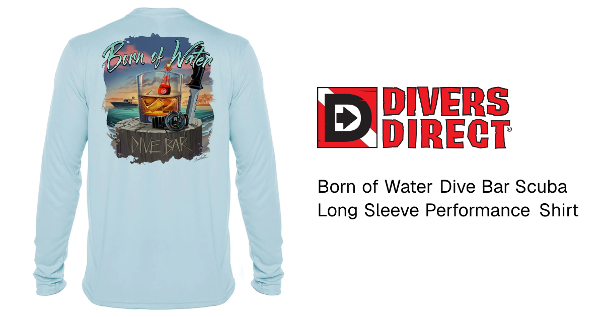Born of Water Dive Bar Scuba Long Sleeve Performance Shirt