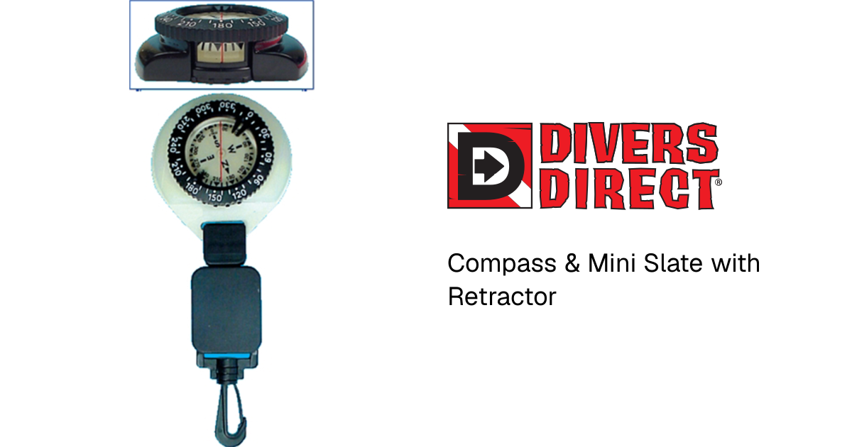 Compass & Mini Slate with Retractor