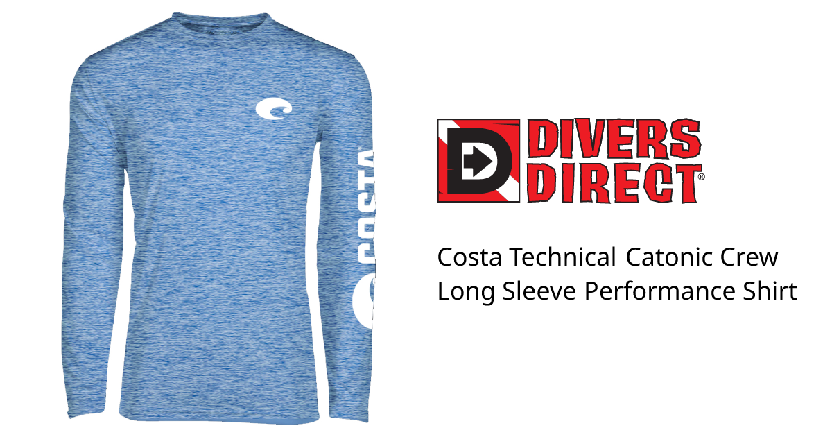 Costa Technical Catonic Crew Long Sleeve Performance Shirt