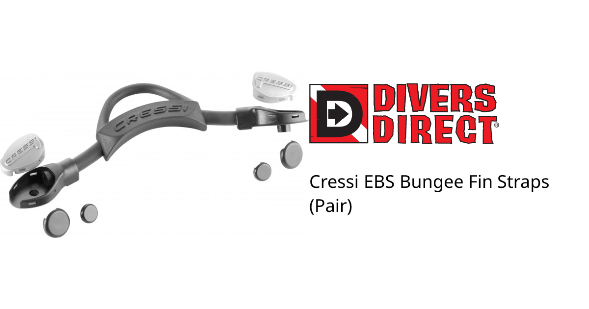 Cressi EBS Bungee Fin Straps (Pair)