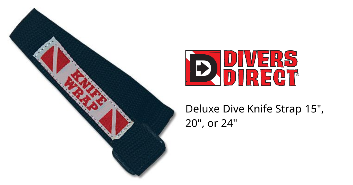 Deluxe Dive Knife Strap 15", 20", or 24"