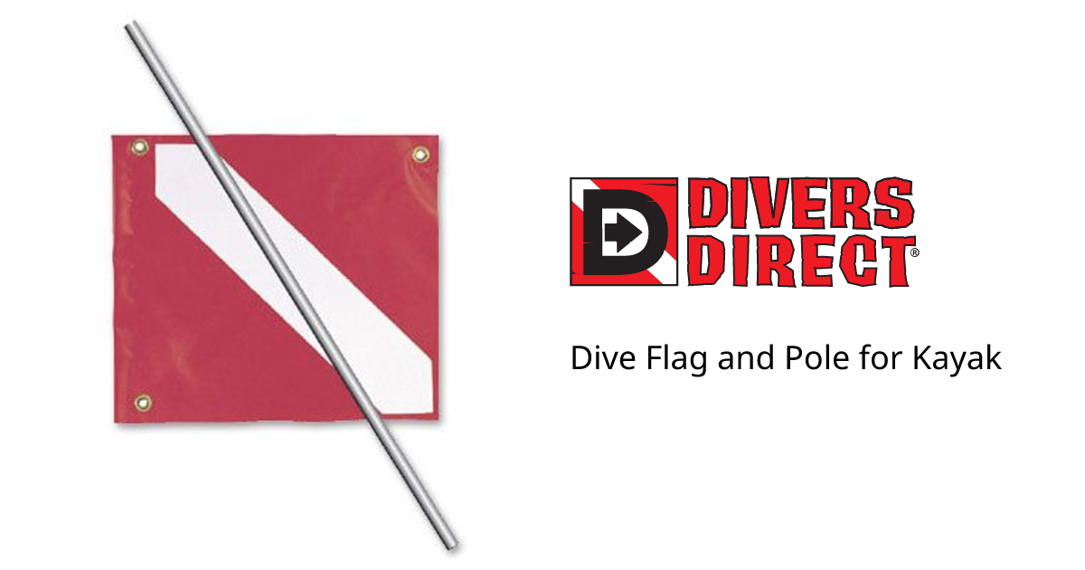 Dive Flag and Pole for Kayak