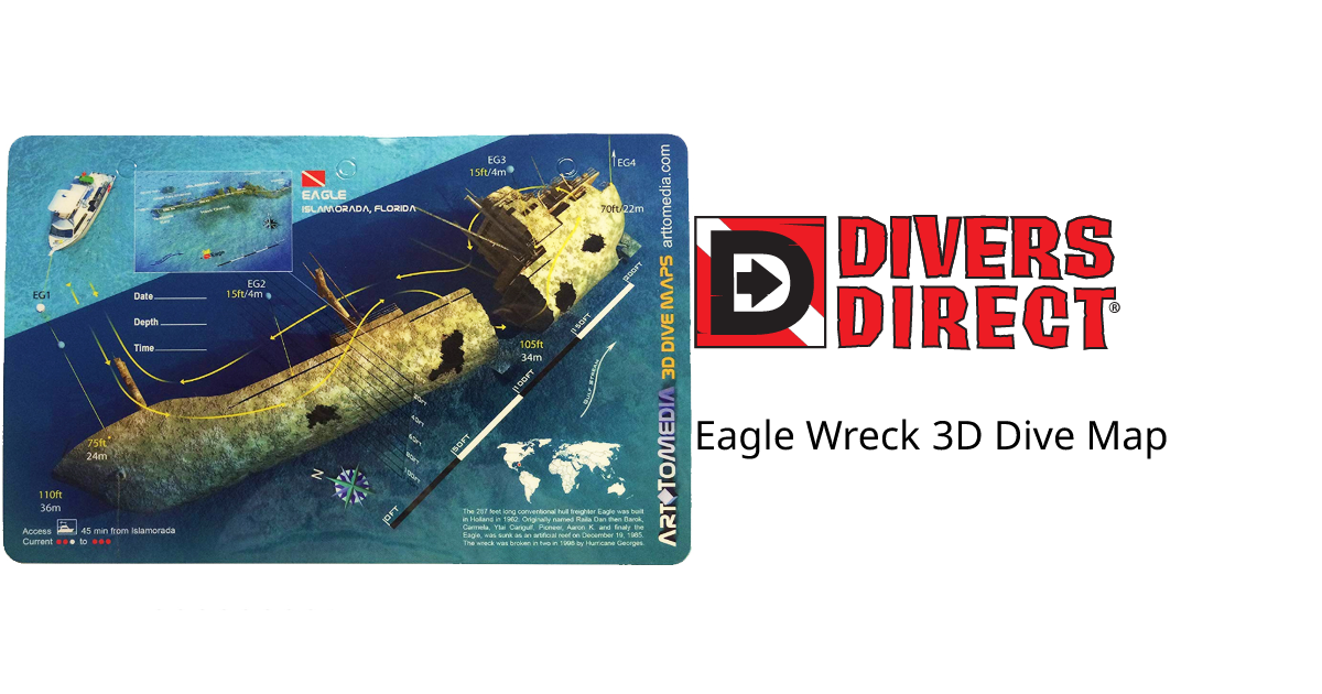 Eagle Wreck 3D Dive Map