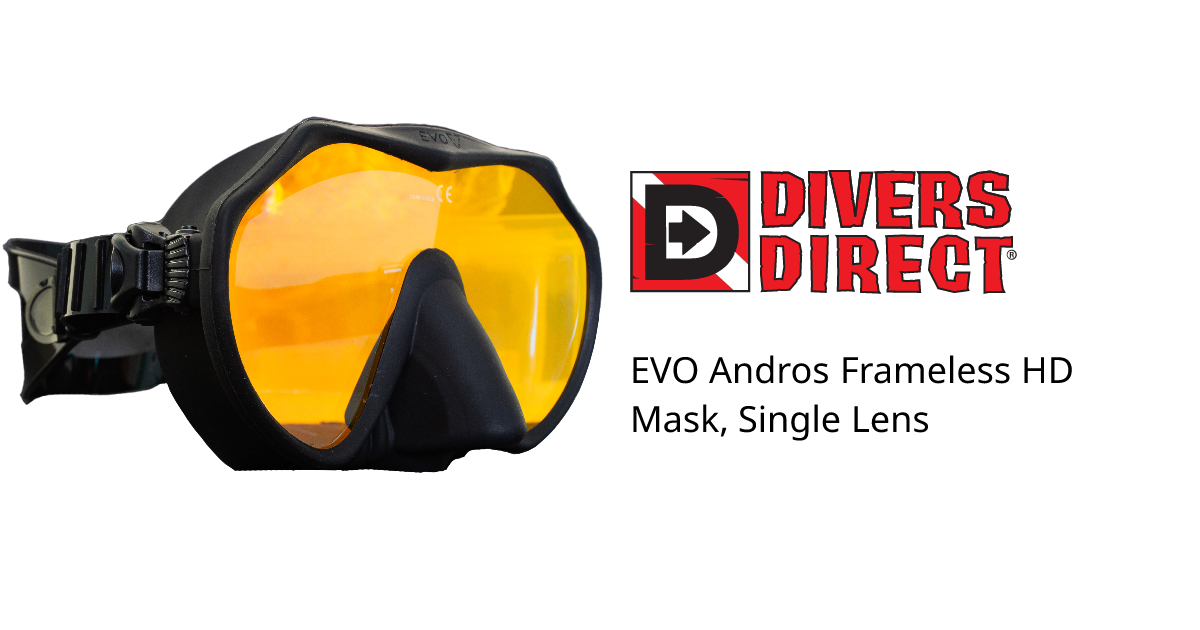 EVO Andros Frameless Mask, Single Lens - HD
