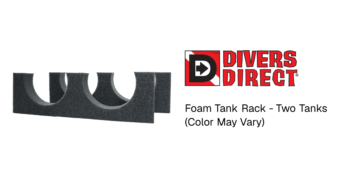 Foam Tank Rack - Two Tanks (Color May Vary)