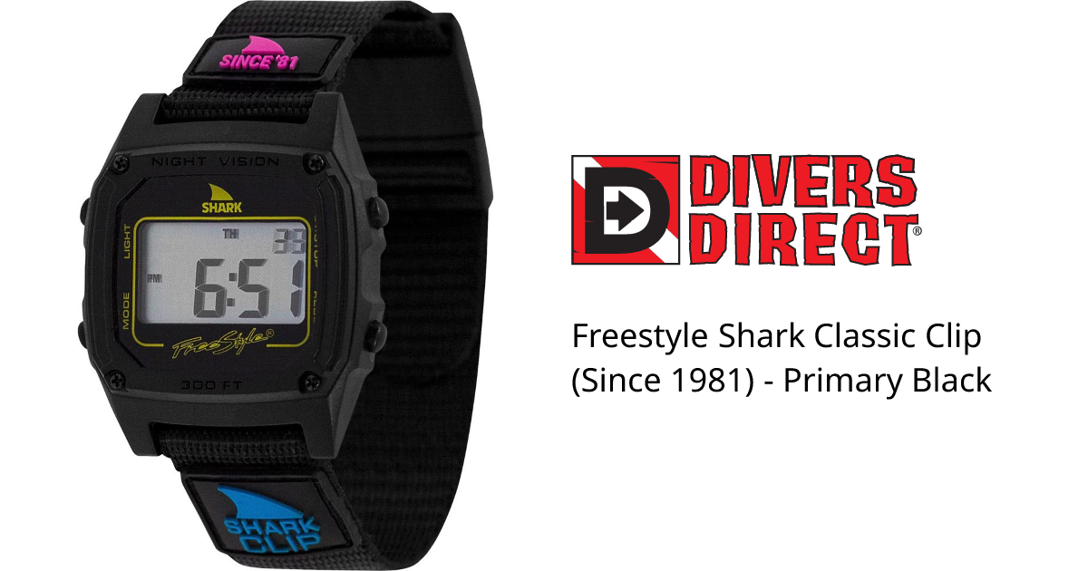 Freestyle Shark Classic Clip (Since 1981) - Primary Black