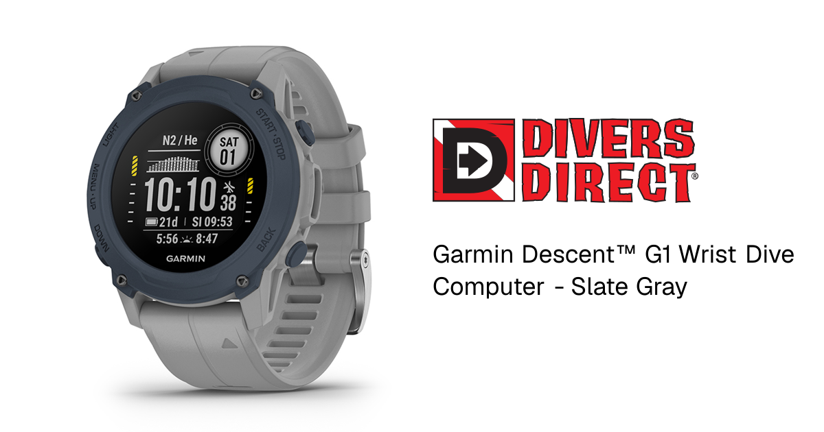 Garmin Descent™ G1 Wrist Dive Computer - Slate Gray