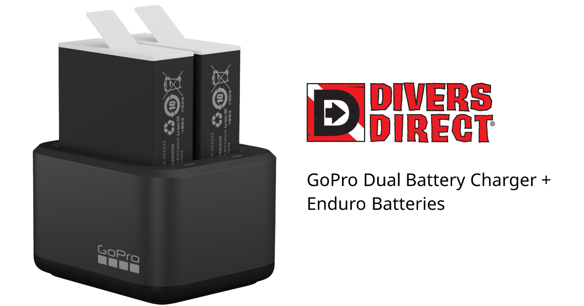 GoPro Dual Battery Charger + Enduro Batteries