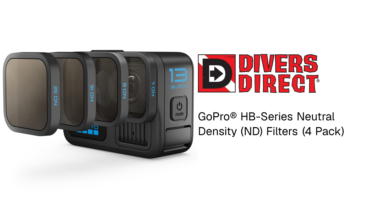 GoPro® HB-Series Neutral Density (ND) Filters (4 Pack)