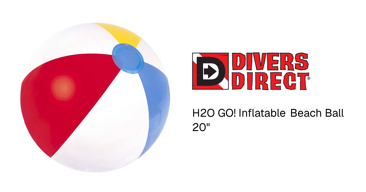 H2O GO! Inflatable Beach Ball 20"