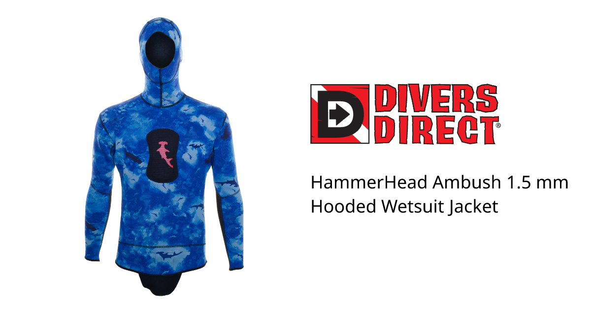 HammerHead Ambush 1.5 mm Hooded Wetsuit Jacket