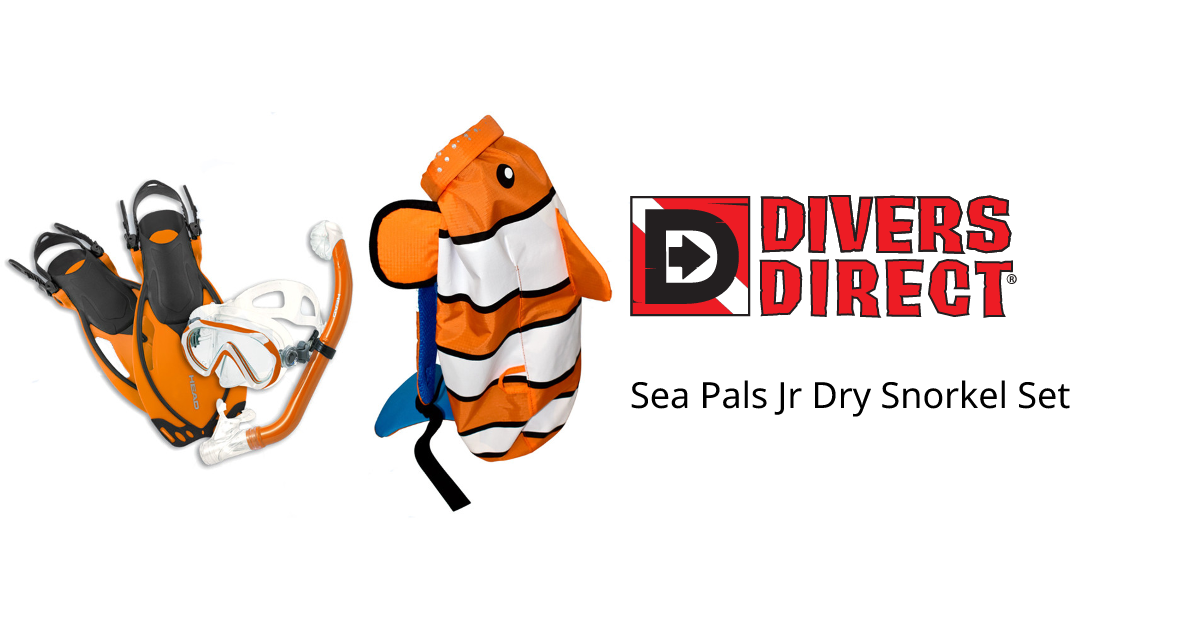 HEAD Sea Pals Jr Dry Snorkel Set