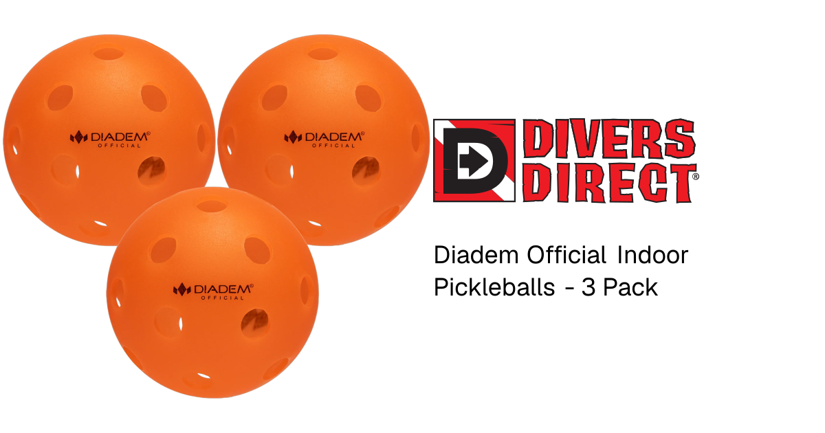 Diadem Official Indoor Pickleballs - 3 Pack
