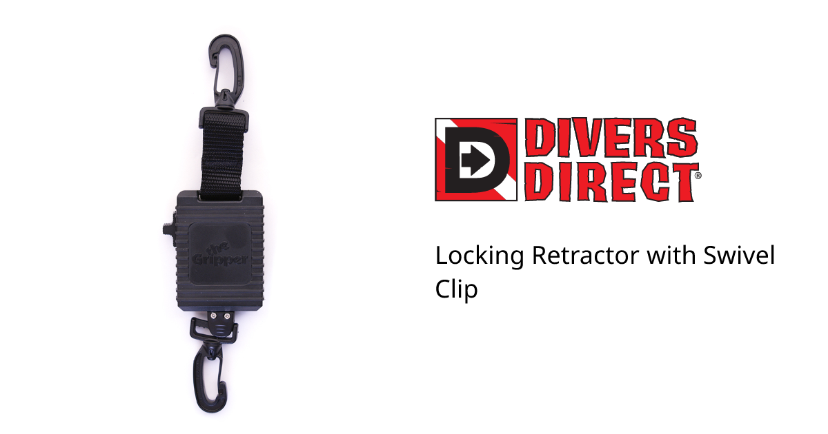 Locking Retractor with Swivel Clip