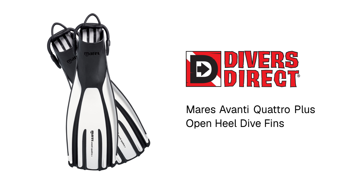 Mares Avanti Quattro Plus Open Heel Dive Fins