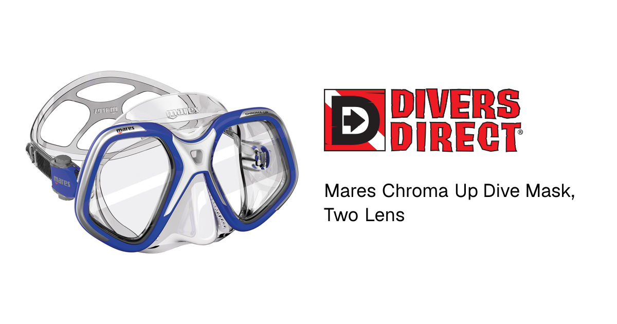 Mares Chroma Up Dive Mask, Two Lens