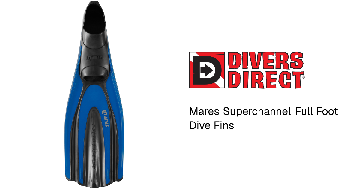 Mares Superchannel Full Foot Dive Fins