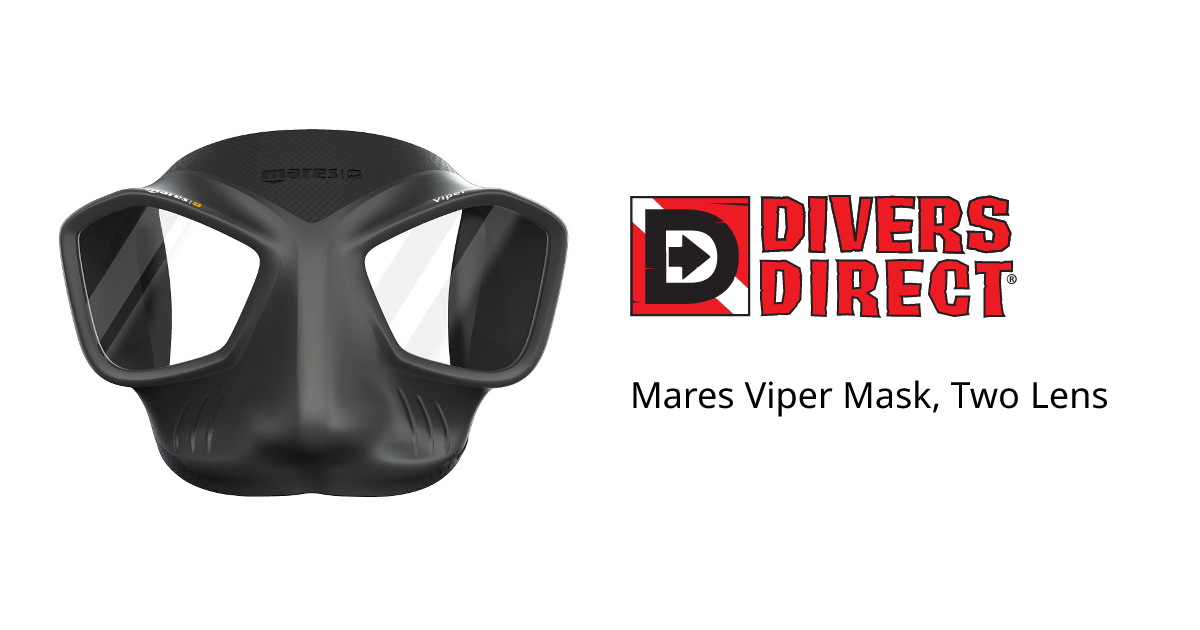 Mares Viper Mask, Two Lens