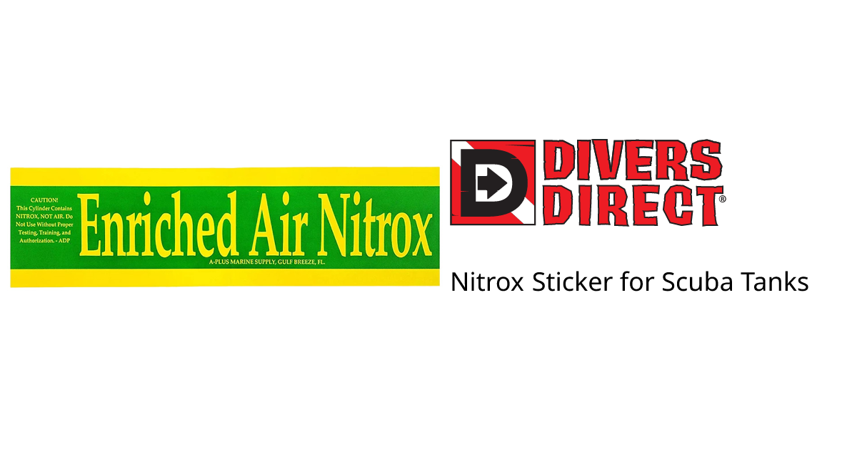 Nitrox Sticker for Scuba Tanks