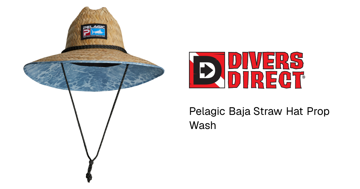 Pelagic Baja Straw Hat Prop Wash