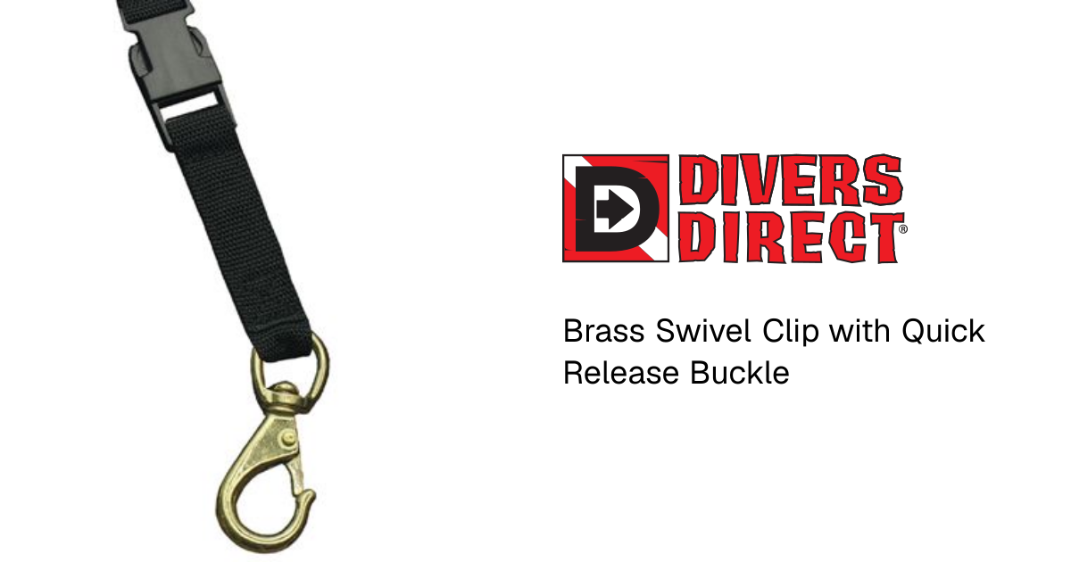Brass Swivel Clip with Quick Release Buckle