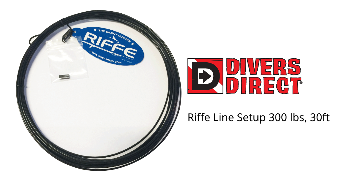 Riffe Line Setup 300 lbs, 30ft