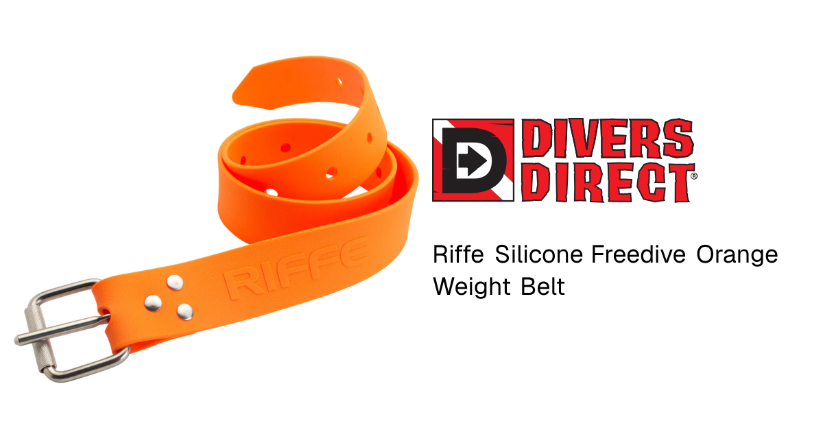 Riffe Silicone Freedive Orange Weight Belt