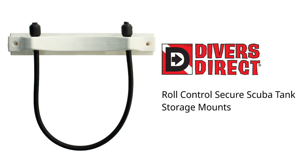 Roll Control Secure Scuba Tank Storage Mounts