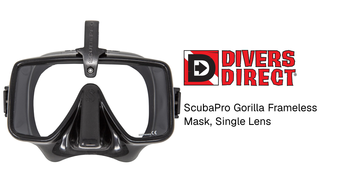 ScubaPro Gorilla Frameless Mask, Single Lens