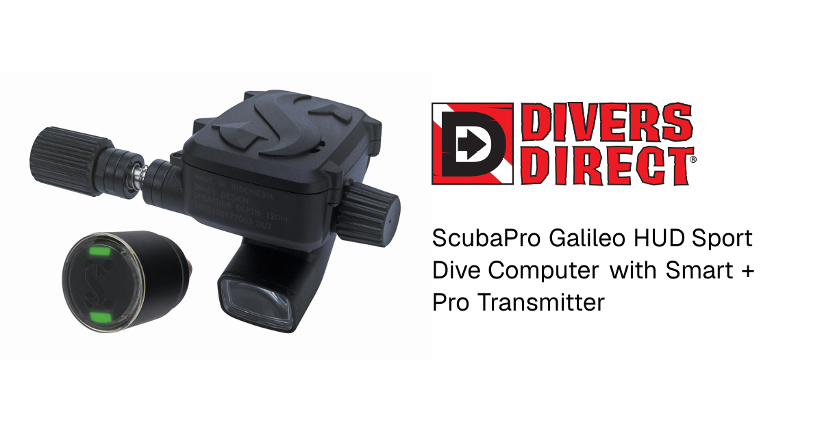 ScubaPro Galileo HUD Sport Dive Computer with Smart + Pro Transmitter
