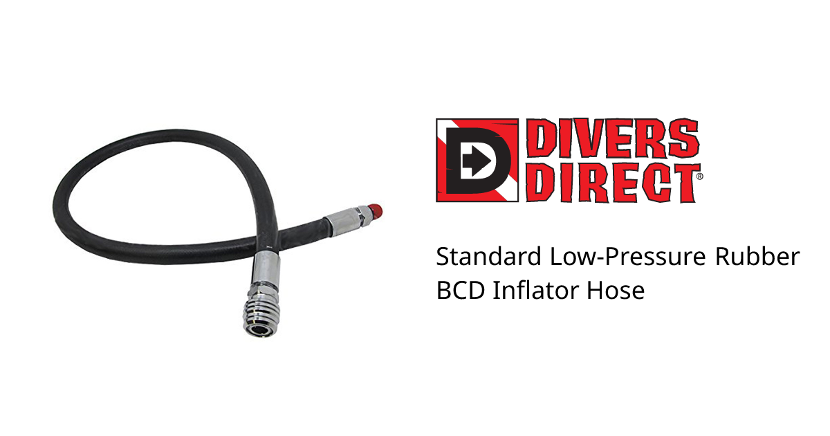 Standard Low-Pressure Rubber BCD Inflator Hose