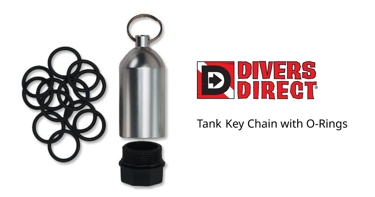 Tank Key Chain with O-Rings