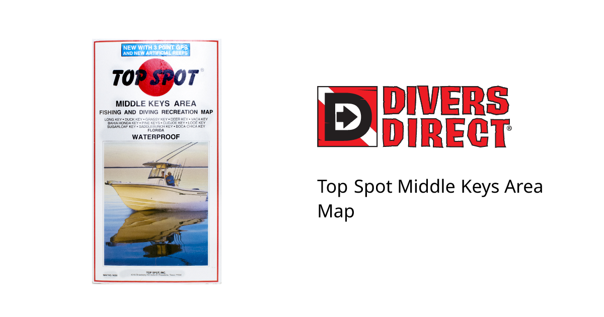 Top Spot Middle Keys Area Map
