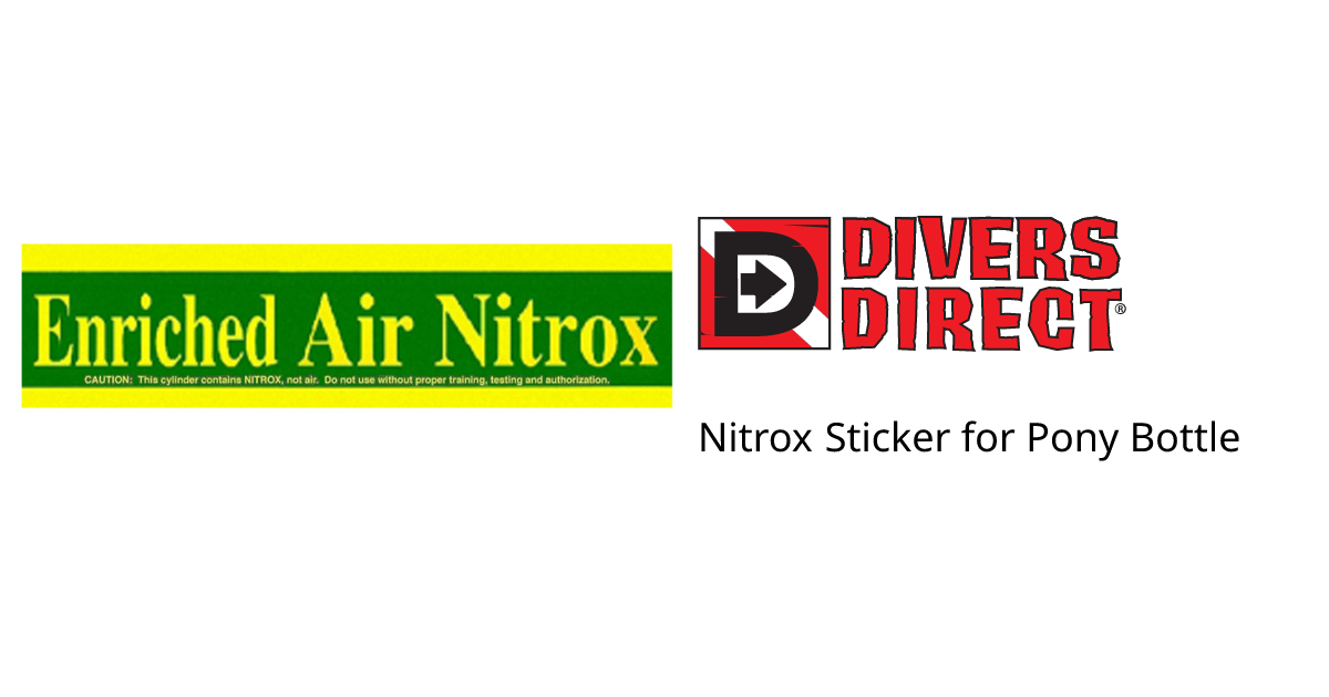 Nitrox Sticker for Pony Bottle