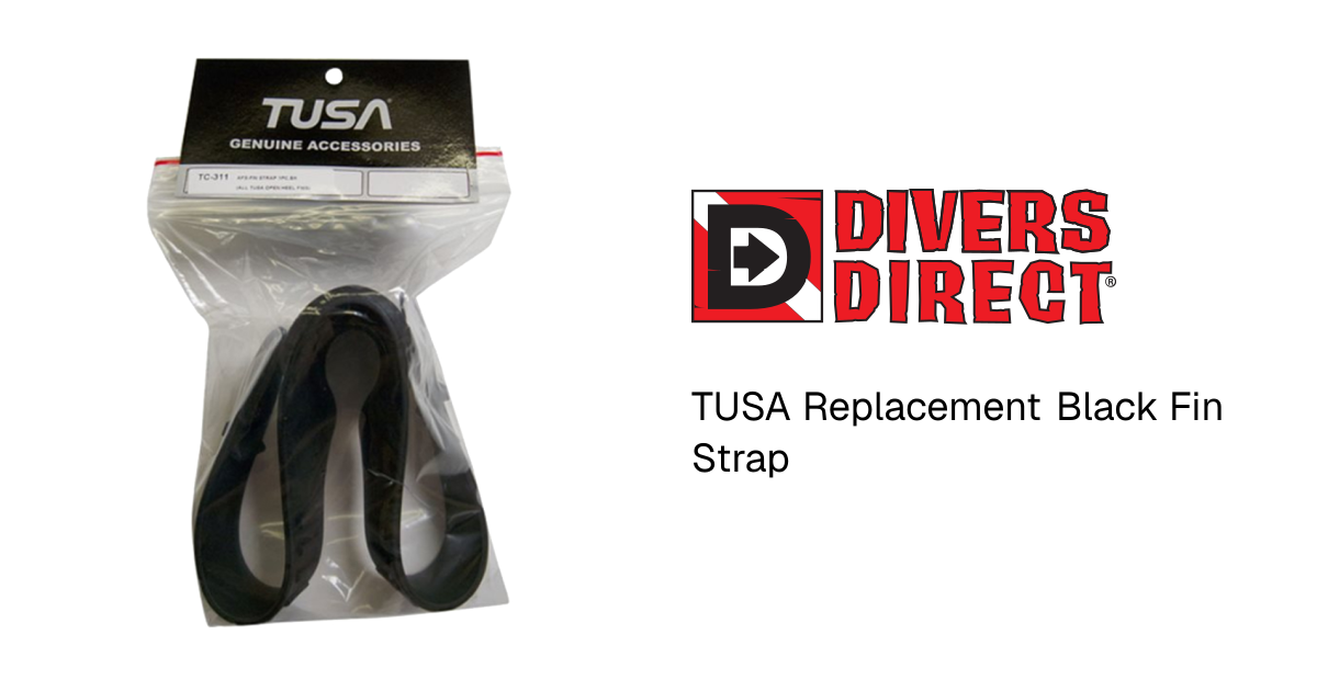 TUSA Replacement Black Fin Strap