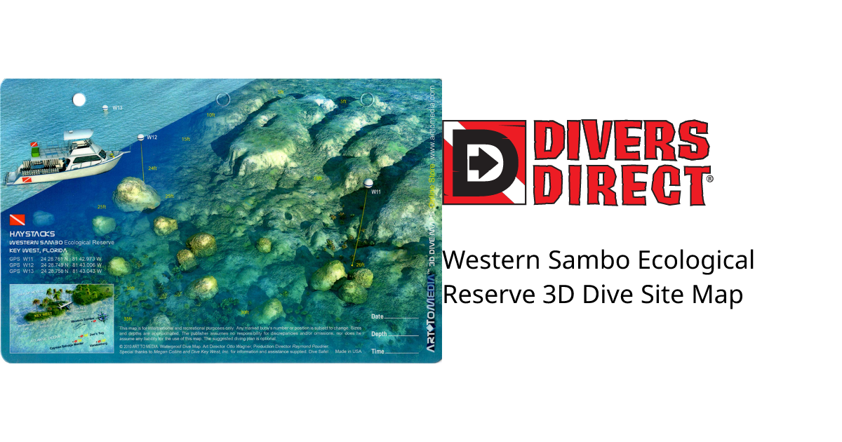 Western Sambo Ecological Reserve 3D Dive Site Map