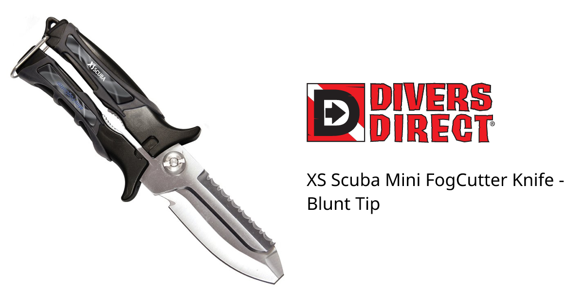 XS Scuba Mini FogCutter Knife - Blunt Tip