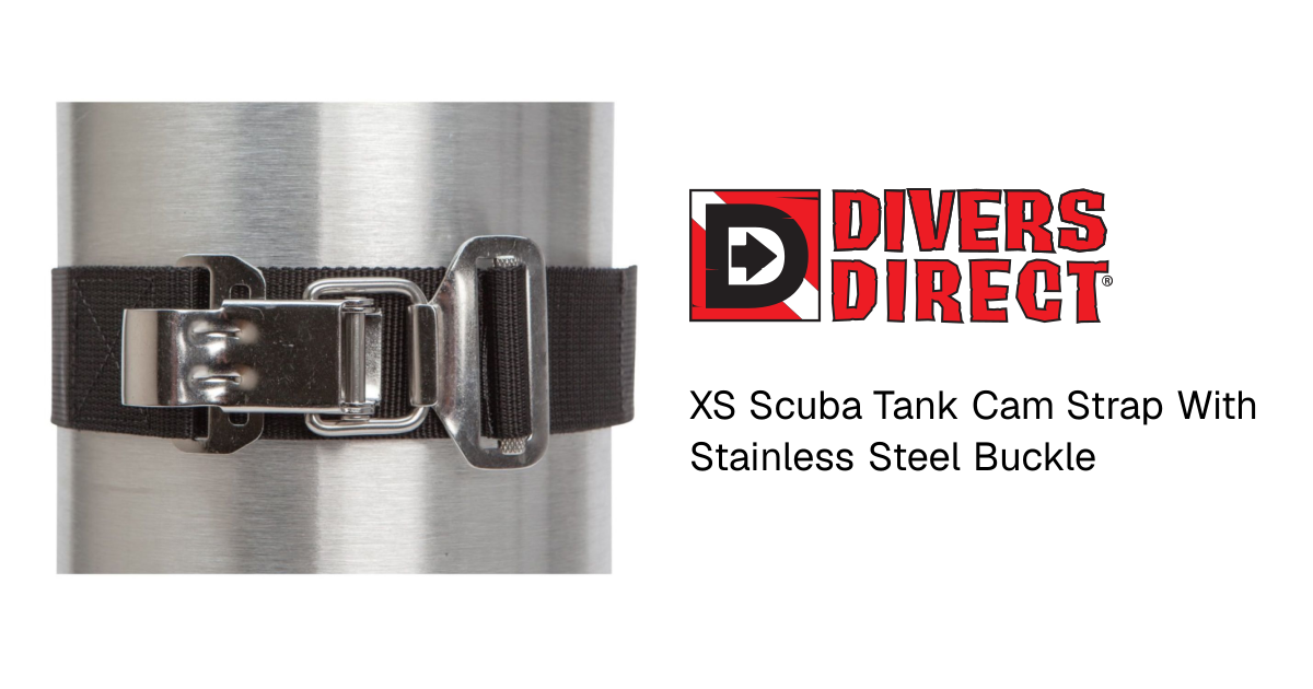 XS Scuba Tank Cam Strap With Stainless Steel Buckle